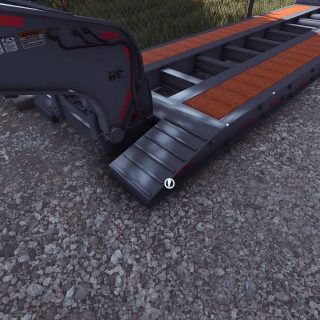 2-axle Lowboy V1.0 FS22 Mod | Farming Simulator 22 Mod