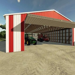 American Shed Pack v1.0 FS22 Mod | Farming Simulator 22 Mod
