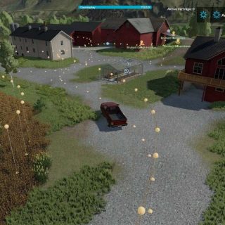 AutoDrive Course Rennebu v1.0 FS22 Mod | Farming Simulator 22 Mod
