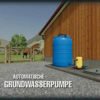 Automatic Water Pump v1.0 FS22 Mod | Farming Simulator 22 Mod