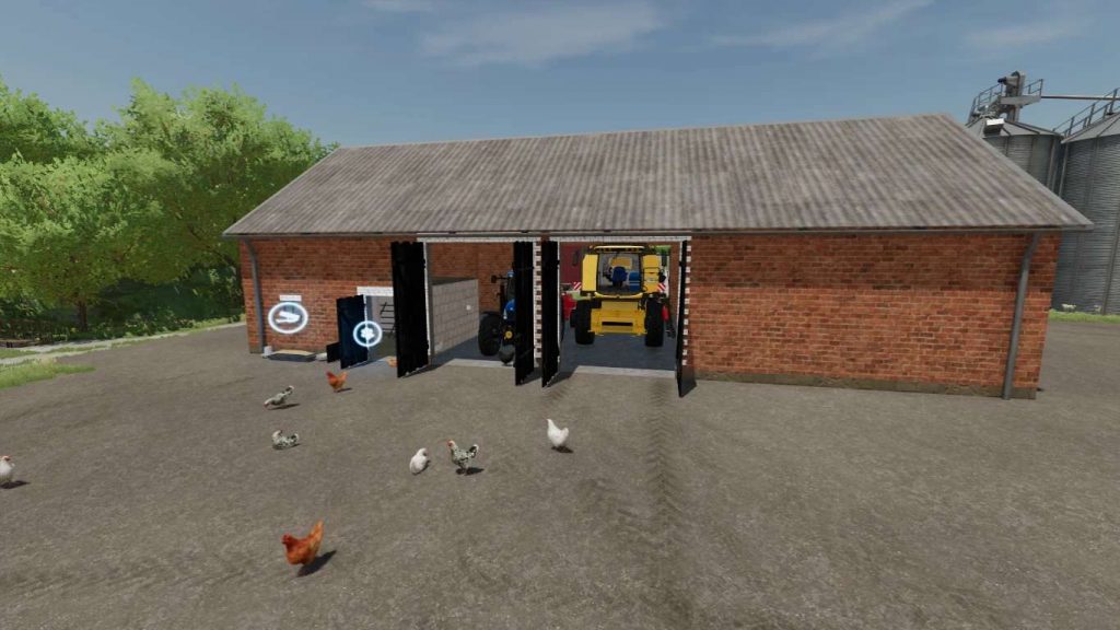 Barn With Chicken Coop v1.0 FS22 Mod | Farming Simulator 22 Mod