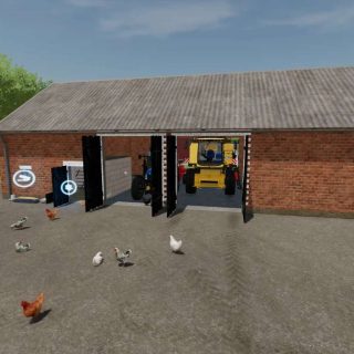 Barn With Chicken Coop v1.0 FS22 Mod | Farming Simulator 22 Mod