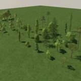 Base Tree Pack (Prefab) v1.0 FS22 Mod | Farming Simulator 22 Mod