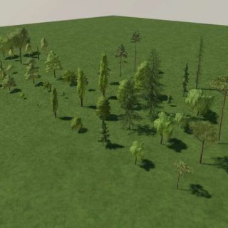Base Tree Pack (Prefab) v1.0 FS22 Mod | Farming Simulator 22 Mod