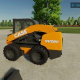 CASE SV280 & TV370 Skidsteer Pack v1.0 FS22 Mod | Farming Simulator 22 Mod