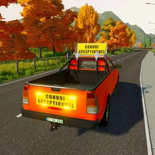 Convoy Pilot Pickup v1.0.1 FS22 Mod | Farming Simulator 22 Mod