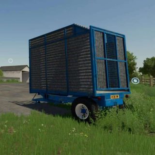 Crooks Single Axle Silage Trailer v1.2 FS22 Mod | Farming Simulator 22 Mod
