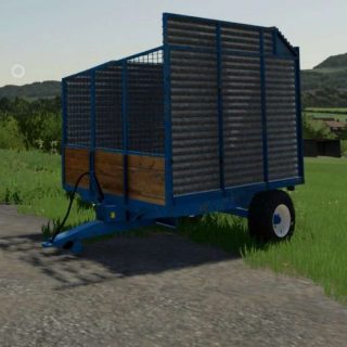 Crooks Single Axle Silage Trailer v1.2 FS22 Mod | Farming Simulator 22 Mod