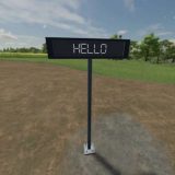 Editable Text Signs Script (Prefab) v1.0 FS22 Mod | Farming Simulator ...