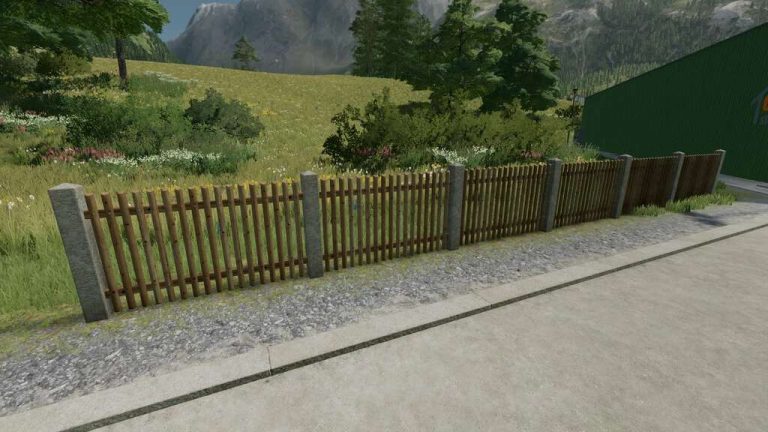 European Fence Pack v1.0 FS22 Mod | Farming Simulator 22 Mod