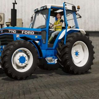 Ford 7710 4cyl Pack v1.0 FS22 Mod | Farming Simulator 22 Mod
