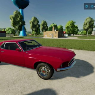 Ford Mustang v2.1 FS22 Mod | Farming Simulator 22 Mod
