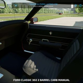 Ford Mustang v2.1 FS22 Mod | Farming Simulator 22 Mod