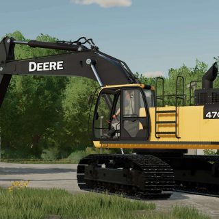40-60 Ton Excavator Bucket Pack v2.0 FS22 Mod | Farming Simulator 22 Mod