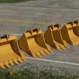 40-60 Ton Excavator Bucket Pack v2.0 FS22 Mod | Farming Simulator 22 Mod