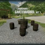 Garden Furniture Set 1 v1.0 FS22 Mod | Farming Simulator 22 Mod