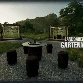 Garden Furniture Set 1 v1.0 FS22 Mod | Farming Simulator 22 Mod