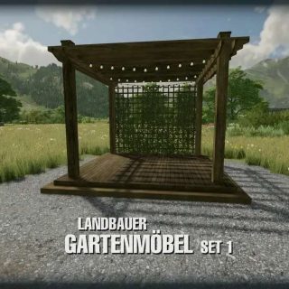 Garden Furniture Set 1 v1.0 FS22 Mod | Farming Simulator 22 Mod