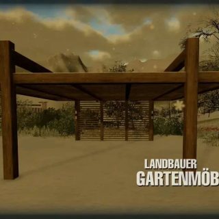 Garden Furniture Set 2 v1.0 FS22 Mod | Farming Simulator 22 Mod