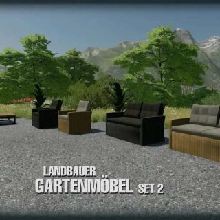 Garden Furniture Set 2 v1.0 FS22 Mod | Farming Simulator 22 Mod