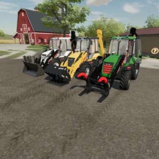 Hidromek 102 Backhoe Loader v1.0 FS22 Mod | Farming Simulator 22 Mod