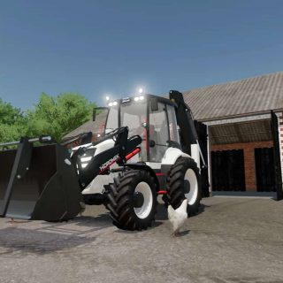 Hidromek 102 Backhoe Loader v1.0 FS22 Mod | Farming Simulator 22 Mod