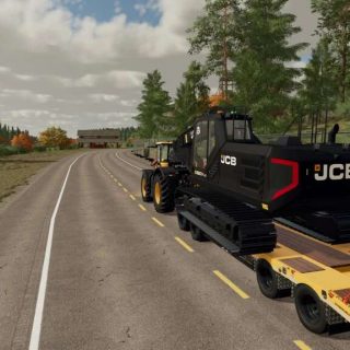 JCB 220X Excavator v1.0 FS22 Mod | Farming Simulator 22 Mod