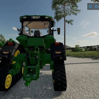 John Deere 8RX loader edit v1.0 FS22 Mod | Farming Simulator 22 Mod