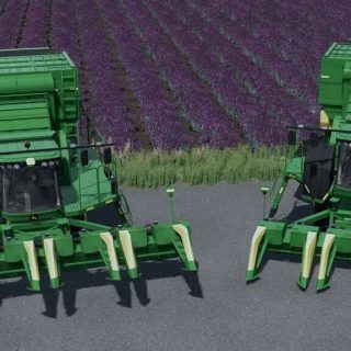 John Deere CS 690 And 606SH/608SH Lavender v1.0 FS22 Mod | Farming ...