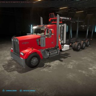 Kenworth w900 log truck V1.0 FS22 Mod | Farming Simulator 22 Mod