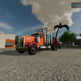 Kenworth w900 log truck V1.0 FS22 Mod | Farming Simulator 22 Mod