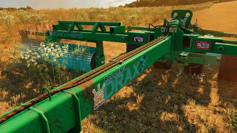 King Implementos Rolo Faca Drax 9000 v1.0 FS22 Mod | Farming Simulator ...