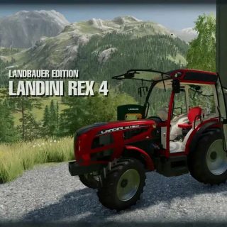 Landini REX 4 LE v1.0 FS22 Mod | Farming Simulator 22 Mod