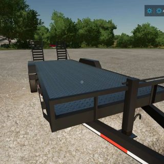 Load Trail Skid Steer Trailer (Original Conversion) v1.0 FS22 Mod ...