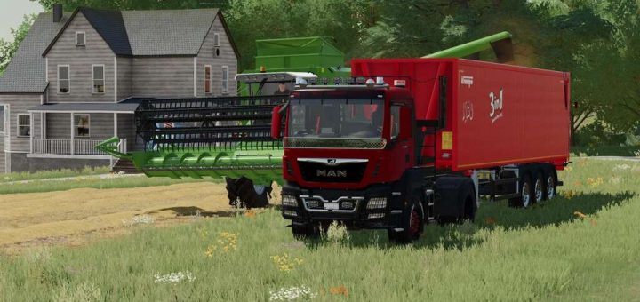 AJDEERE'S LOG TRUCK PACK v1.0 FS22 Mod | Farming Simulator 22 Mod