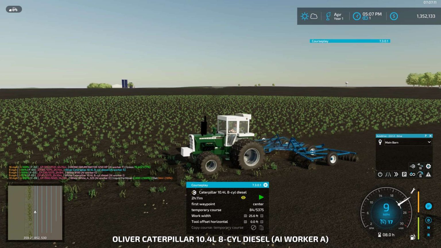 Oliver 2255 FWA v1.0 FS22 Mod | Farming Simulator 22 Mod