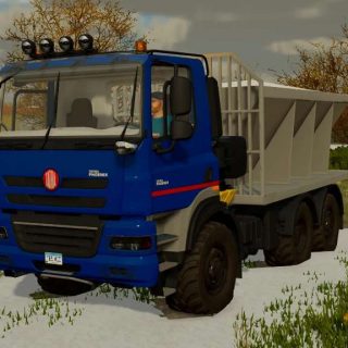Phoenix Flatbed/Salt Truck v1.0 FS22 Mod | Farming Simulator 22 Mod