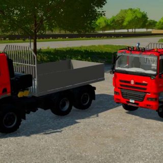 Phoenix Flatbed/Salt Truck v1.0 FS22 Mod | Farming Simulator 22 Mod