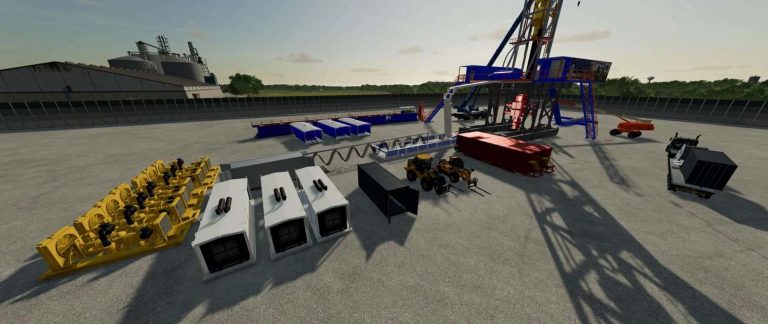 Placeable Drilling Rig v1.0 FS22 Mod | Farming Simulator 22 Mod