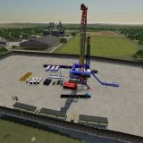 Placeable Drilling Rig v1.0 FS22 Mod | Farming Simulator 22 Mod