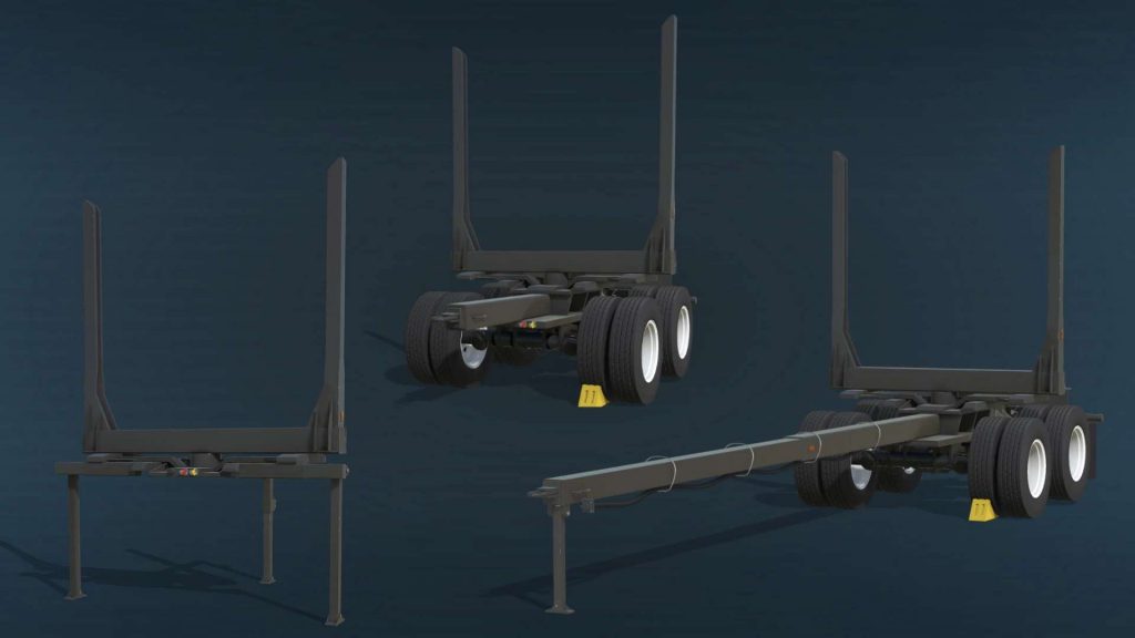 Pole Log Trailer v1.0 FS22 Mod | Farming Simulator 22 Mod