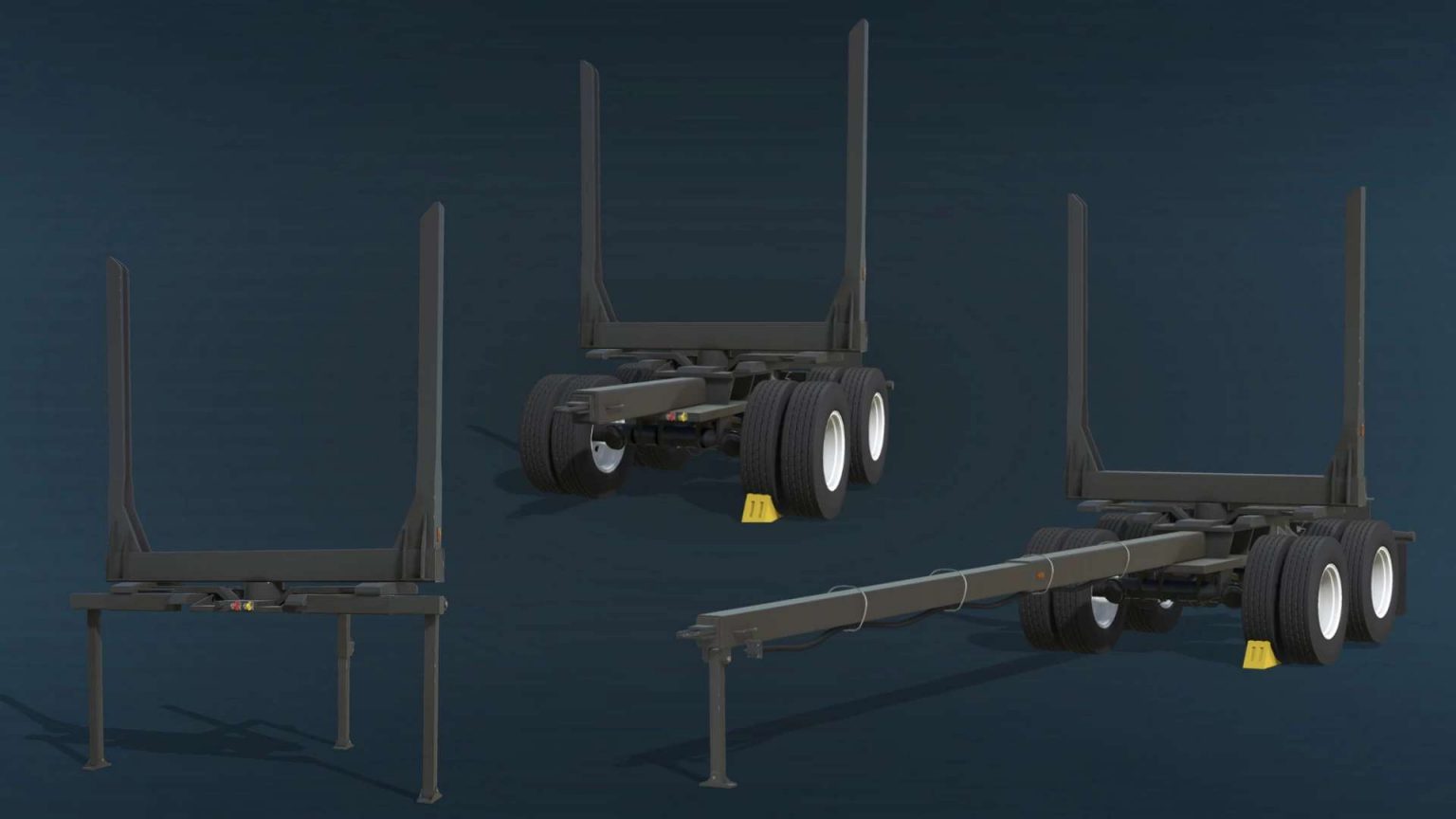 Pole Log Trailer v1.0 FS22 Mod | Farming Simulator 22 Mod