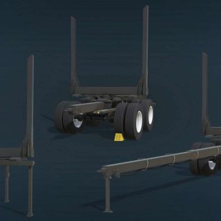 Pole Log Trailer v1.0 FS22 Mod | Farming Simulator 22 Mod