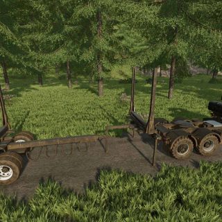 Pole Log Trailer v1.0 FS22 Mod | Farming Simulator 22 Mod