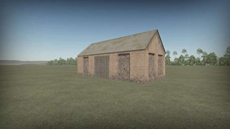 Polish Barn (Prefab) v1.0 FS22 Mod | Farming Simulator 22 Mod