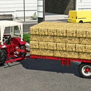 Selfmade Bale Trailer v1.0 FS22 Mod | Farming Simulator 22 Mod