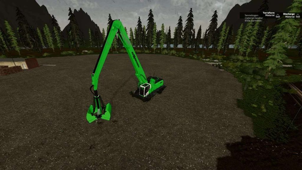 Sennebogen Material Handler v1.0.0.3 FS22 Mod | Farming Simulator 22 Mod