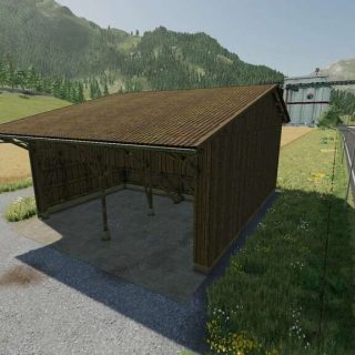 Shed With Hayloft v1.0 FS22 Mod | Farming Simulator 22 Mod