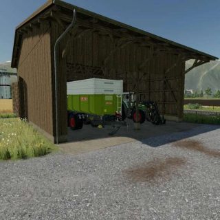 Shed With Hayloft v1.0 FS22 Mod | Farming Simulator 22 Mod
