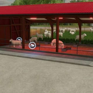 Sheep Barn Set With Goatmilk v1.1 FS22 Mod | Farming Simulator 22 Mod